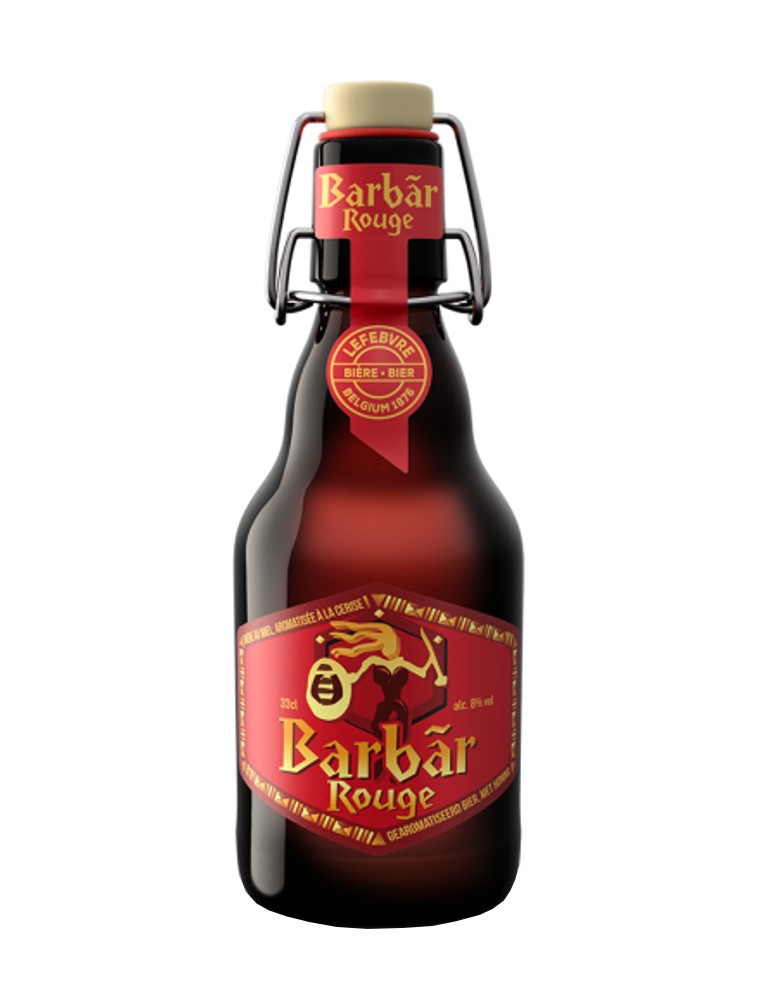 Brasserie Lefebvre - Barbar Rouge - Brune - 8° - Brune