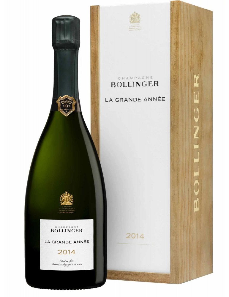 Bollinger - Grande Année 2014 - Champagne brut - Coffret en bois - 75 cl