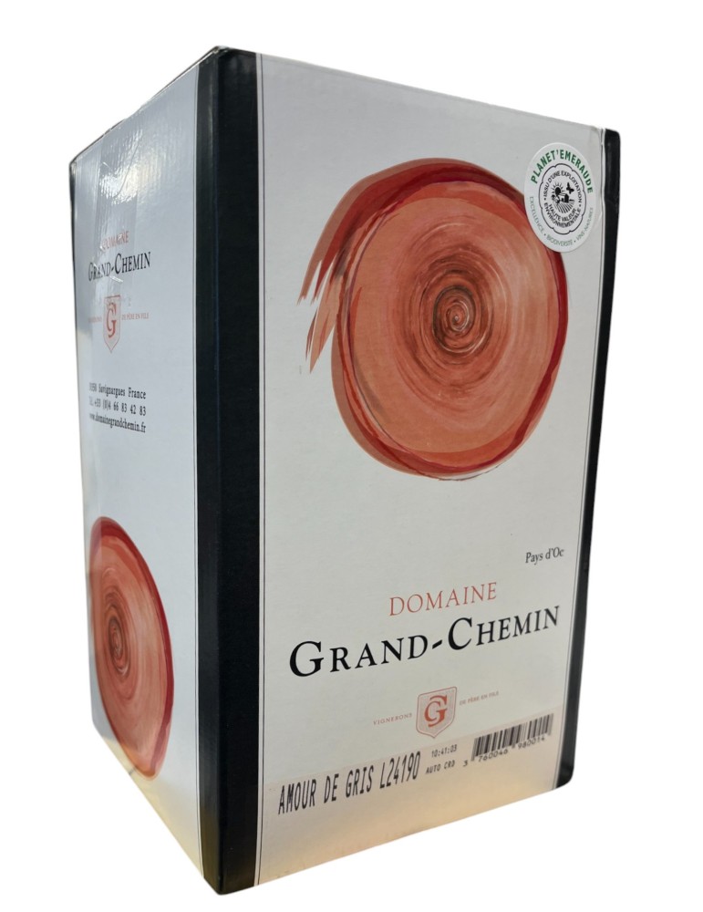 Domaine Grand-Chemin - Amour de Gris - IGP Pays D'Oc - Vin rosé - Bag ...