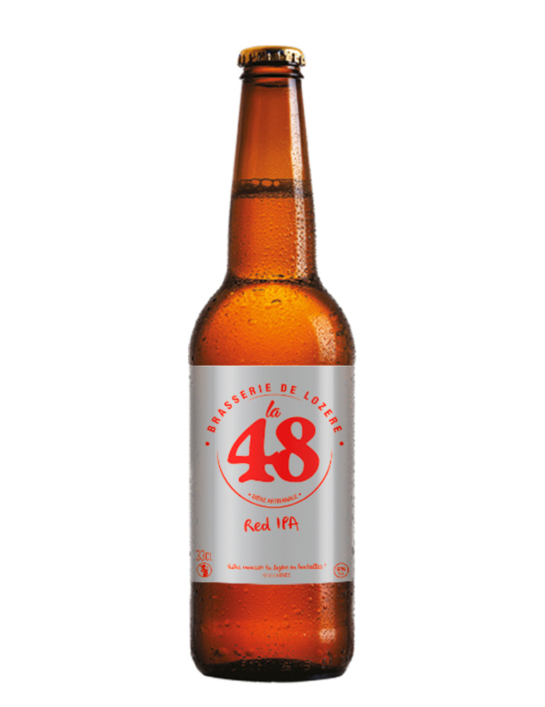 Brasserie de Lozère La 48 - Bière Red IPA - 5° - IPA