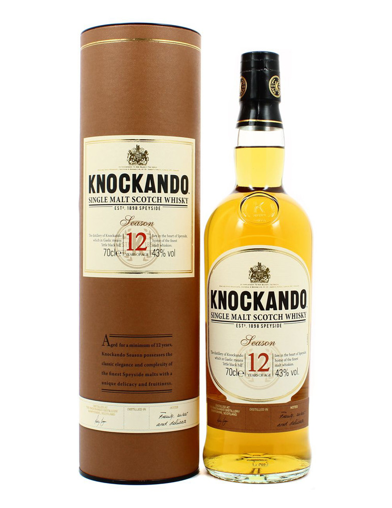 Knockando Season 12 ans - Whisky Ecossais 43° - Single Malt - 70 cl ...